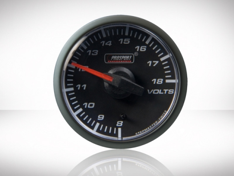 Prosport Voltanzeige Clear Lens Serie 45mm | merx-tuning.de